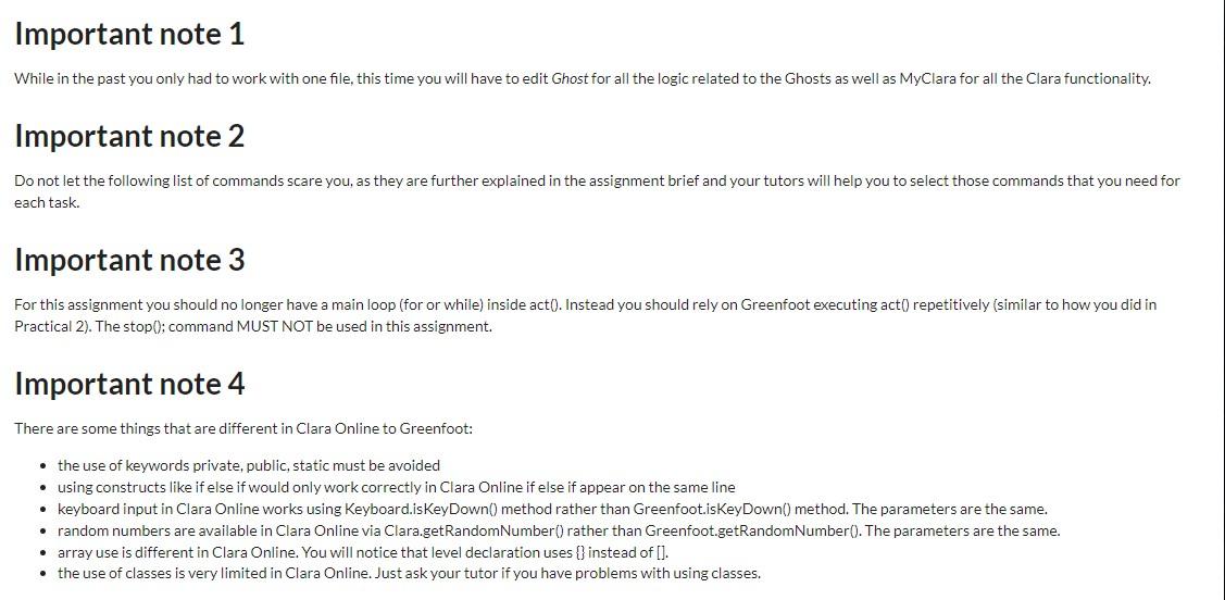Solved The major assignment involves producing a Pacman | Chegg.com