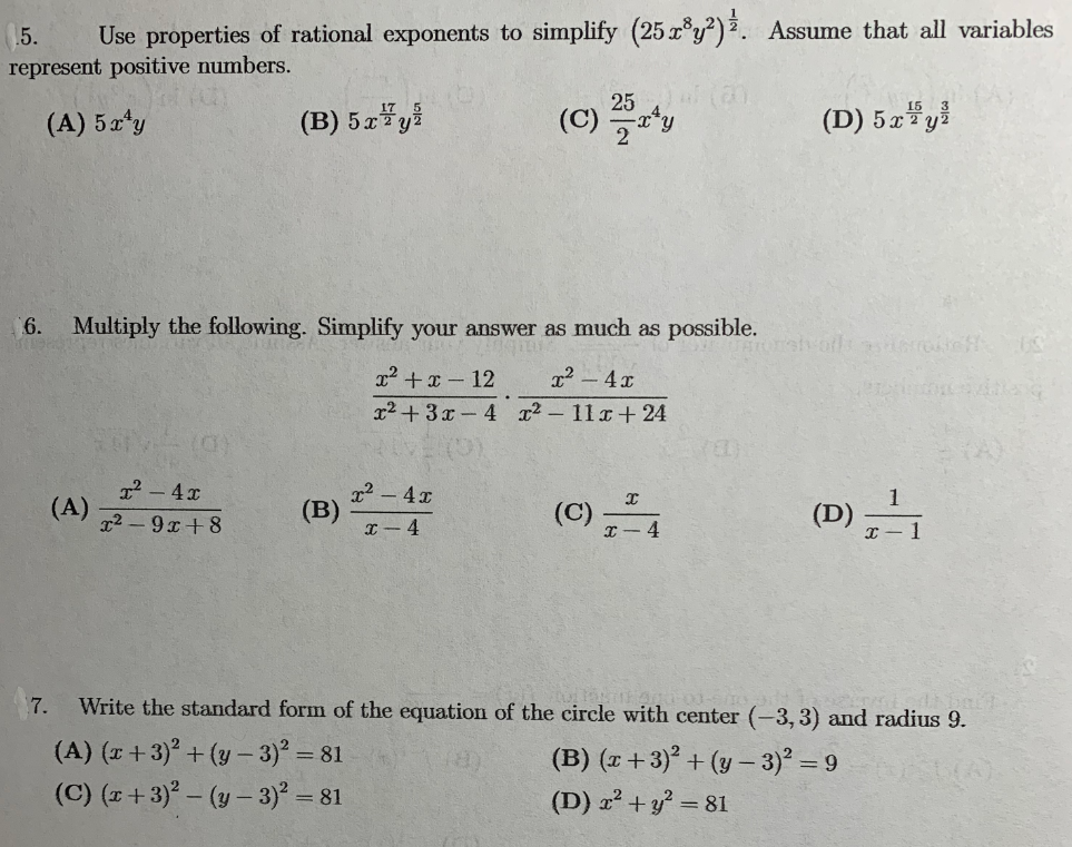 Solved 5. Use properties of rational exponents to simplify | Chegg.com
