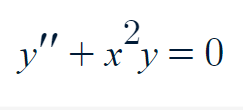 Solved y′′+x2y=0 | Chegg.com