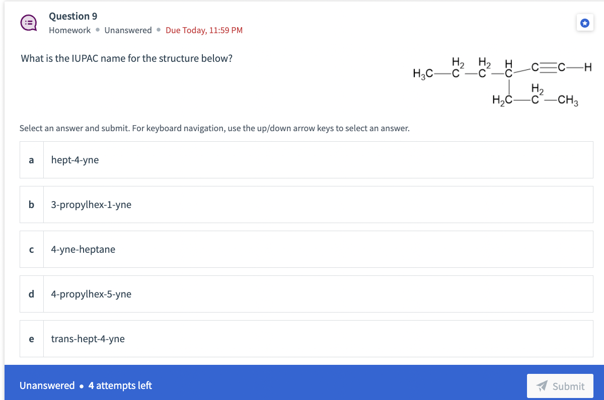 Solved What is the IUPAC name of the following hydrocarbon? | Chegg.com