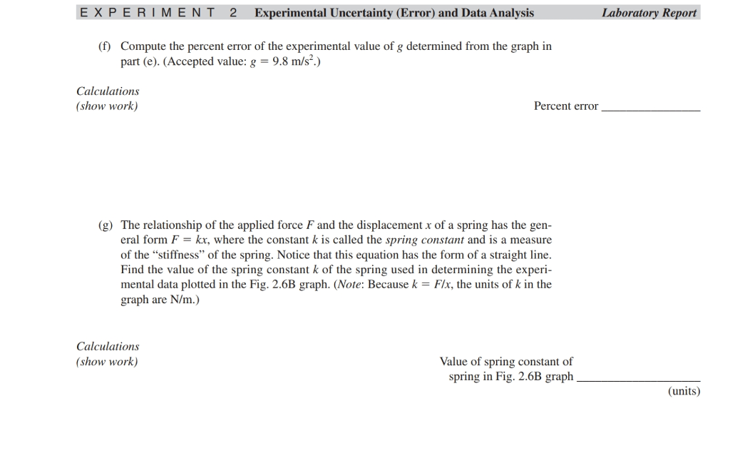 Solved (c) Data Table 4 shows data taken in a free-fall | Chegg.com
