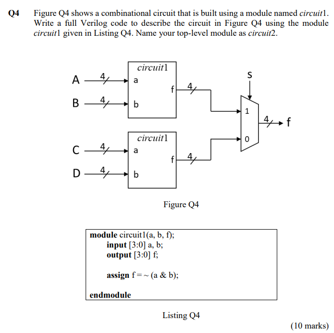 Solved 24 Figure 04 shows a combinational circuit that is | Chegg.com