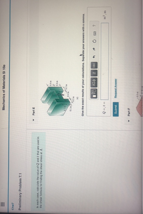 Solved Preliminary Problem 7.1 Part A In each case, | Chegg.com