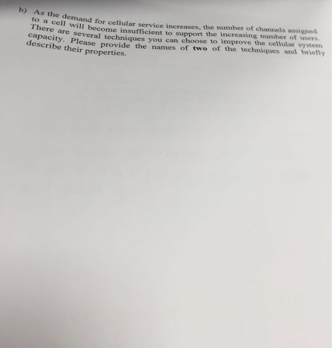 Solved (20 points) ao are multiple access techniques used | Chegg.com