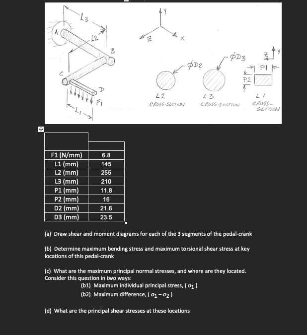 Solved (b) Determine maximum bending stress and maximum | Chegg.com Solved (b) Determine maximum bending stress and maximum | Chegg.com