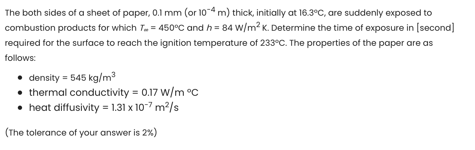 Solved = The both sides of a sheet of paper, 0.1 mm (or 10-4 | Chegg.com