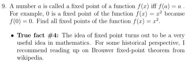 Solved I got the answer 0 and 1 for the fixed points but I | Chegg.com