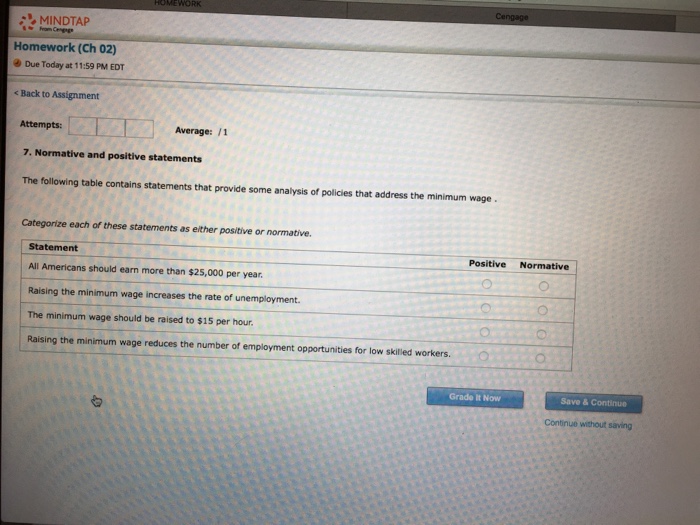 Solved Homework (Ch 02) ④Due Today at 11:59 PM EDT 1. | Chegg.com