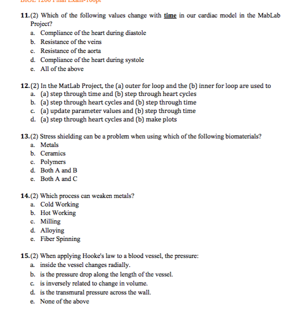 Solved DIUL 1200 TAI LAATUUL 11.(2) Which of the following | Chegg.com