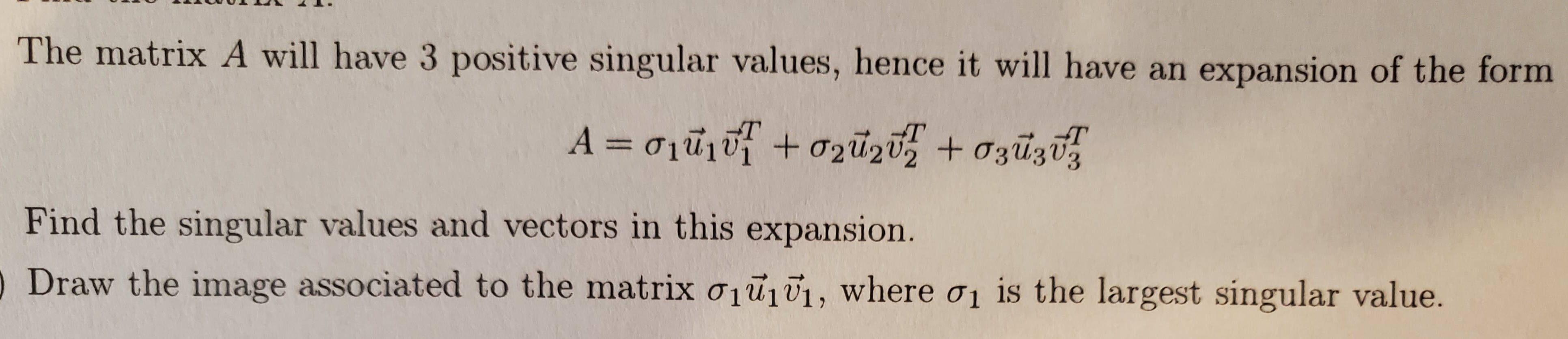 Solved Linear AlgebraMatrix A: | Chegg.com