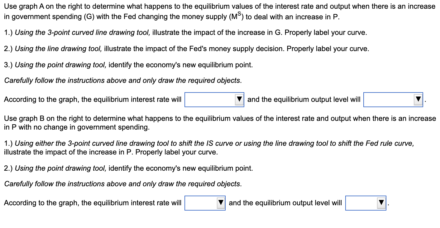 Solved Use graph A on the right to determine what happens to | Chegg.com