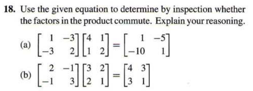 Solved 18. Use the given equation to determine by inspection | Chegg.com