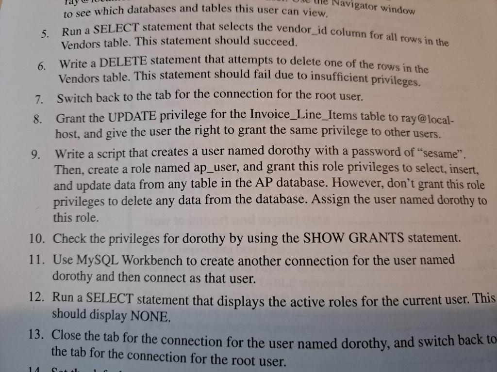 Solved 5. Run a SELECT statement that selects the vendor_id | Chegg.com