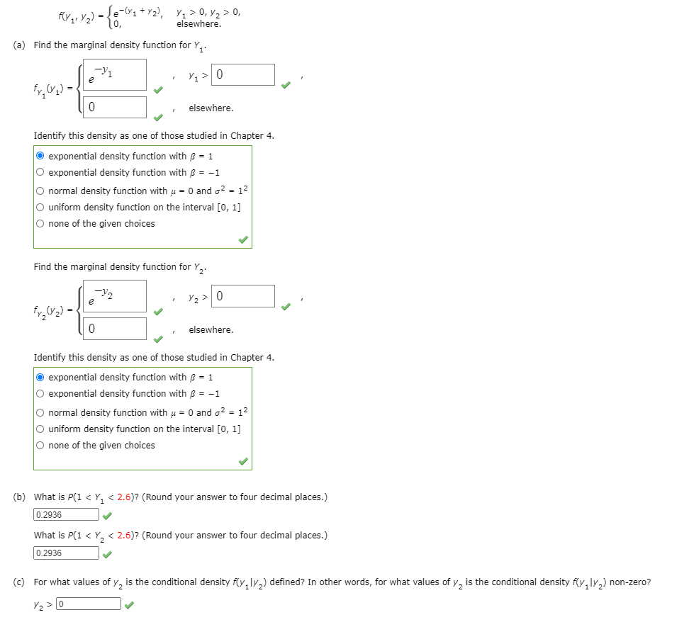 Solved Let Y1 and Y2 be jointly distributed continuous | Chegg.com