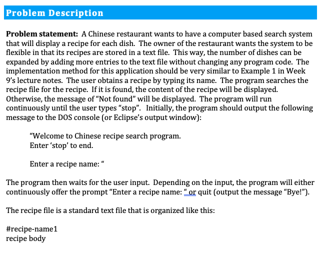 Problem Description Problem statement: A Chinese | Chegg.com