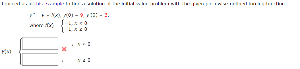 Solved Proceed as in this example to find a solution of the | Chegg.com