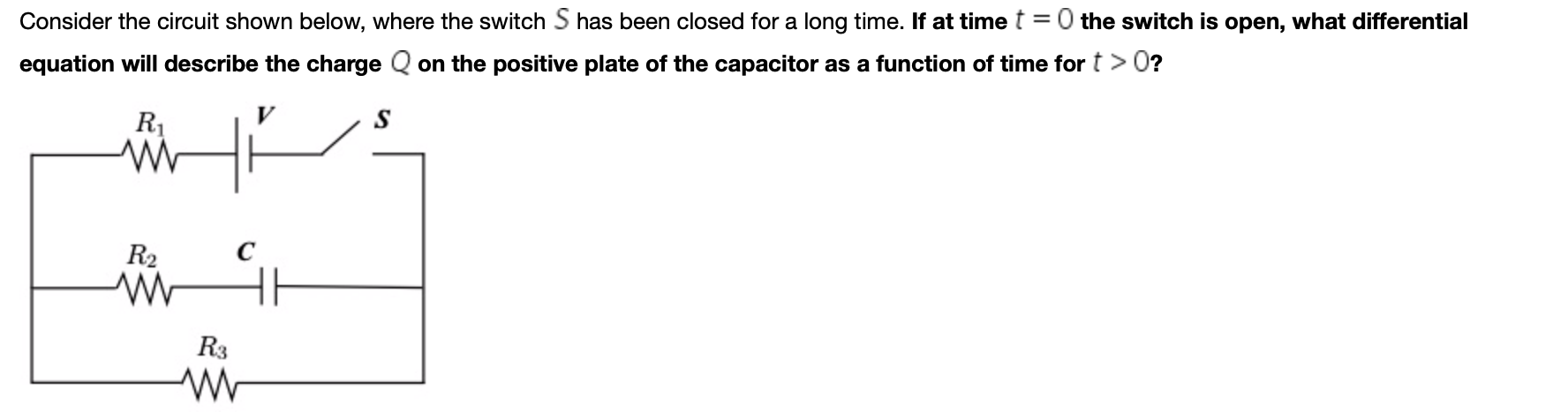 Solved Consider the circuit shown below, where the switch S | Chegg.com