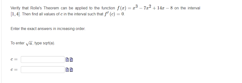 Solved Verify that Rolle's Theorem can be applied to the | Chegg.com