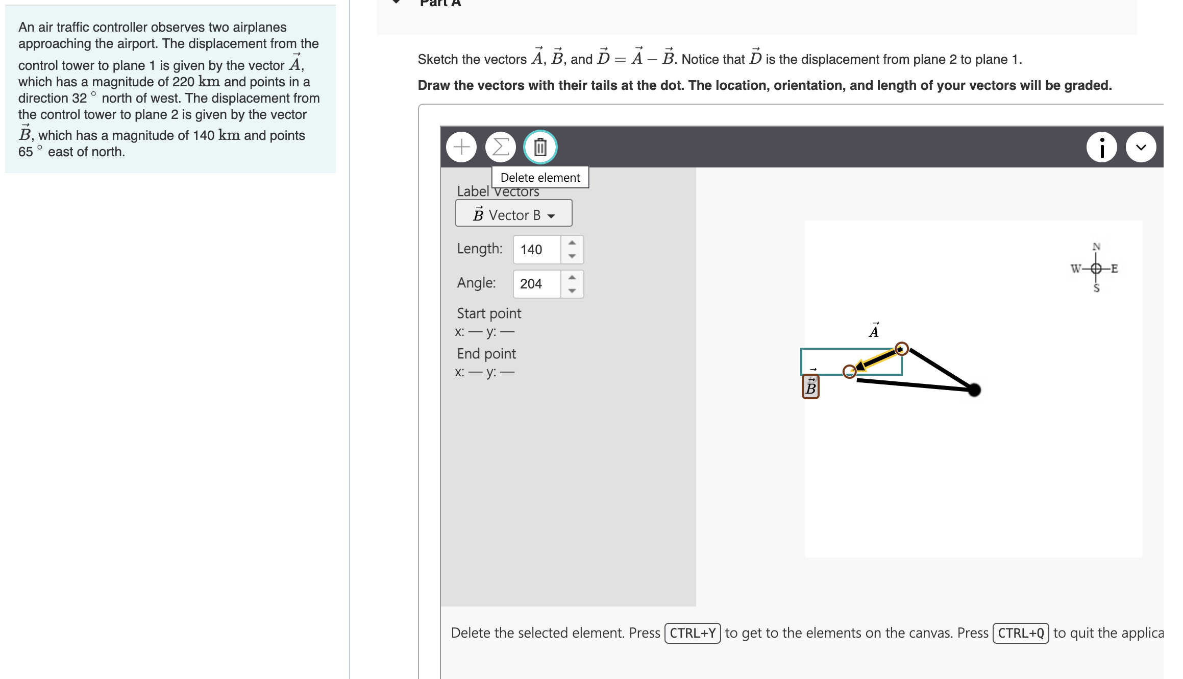 Solved Find the magnitude of the vector D⃗ ﻿ ﻿. ﻿. | Chegg.com