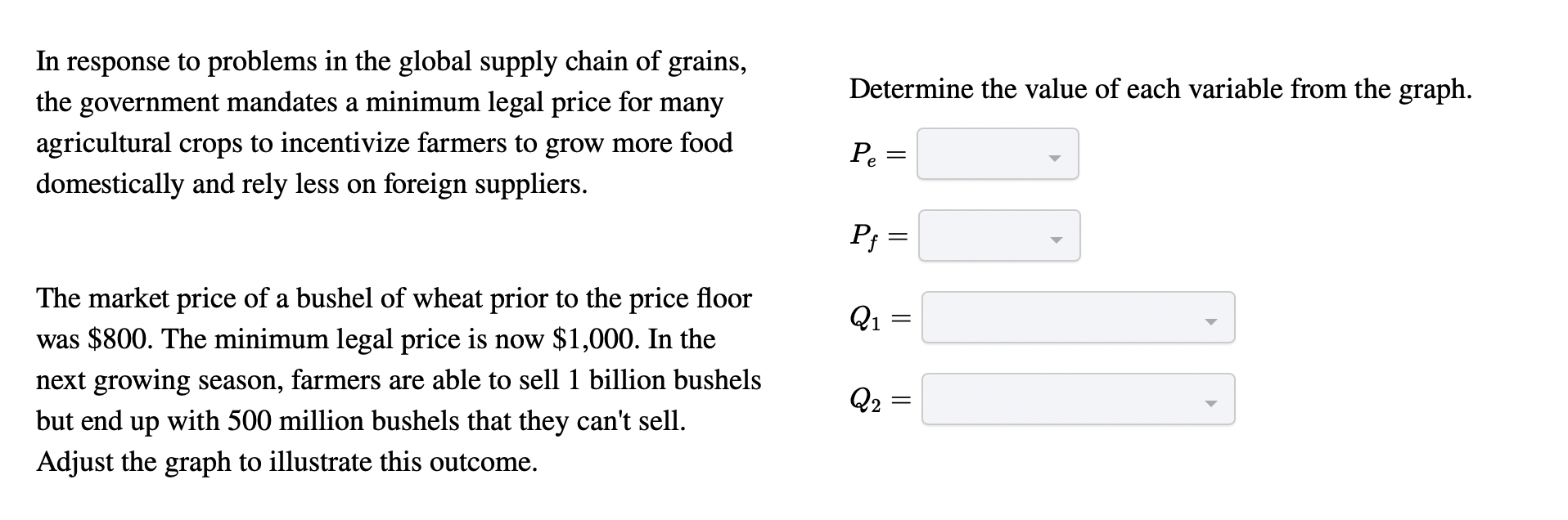 Use the interactive graph to help you answer the | Chegg.com