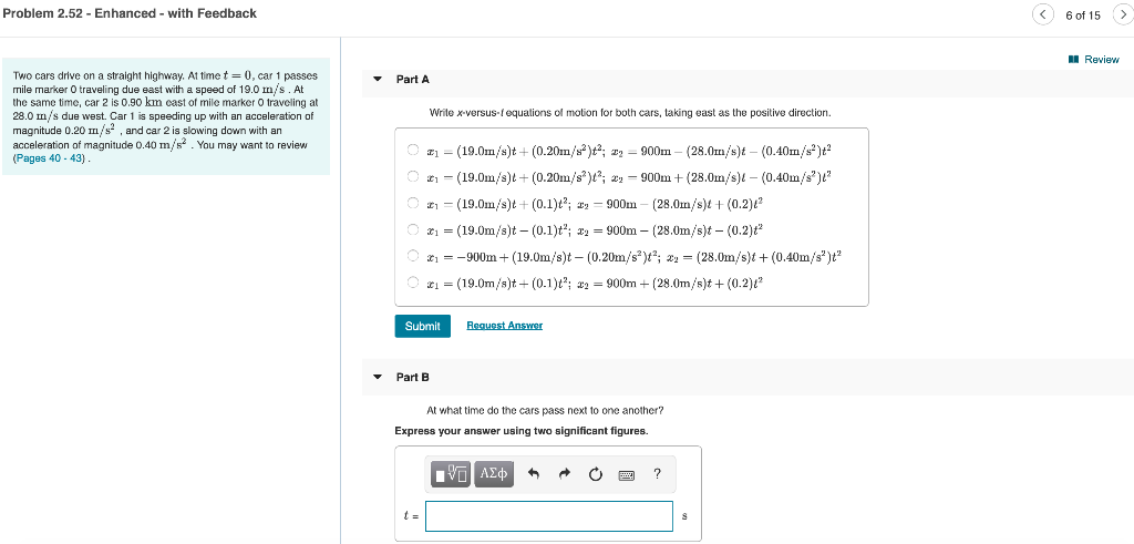 Solved Problem 2.52 - Enhanced - with Feedback 6 of 15 II | Chegg.com