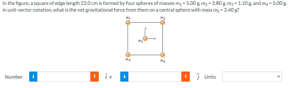 Solved In the figure, a square of edge length 22.0 cm is | Chegg.com
