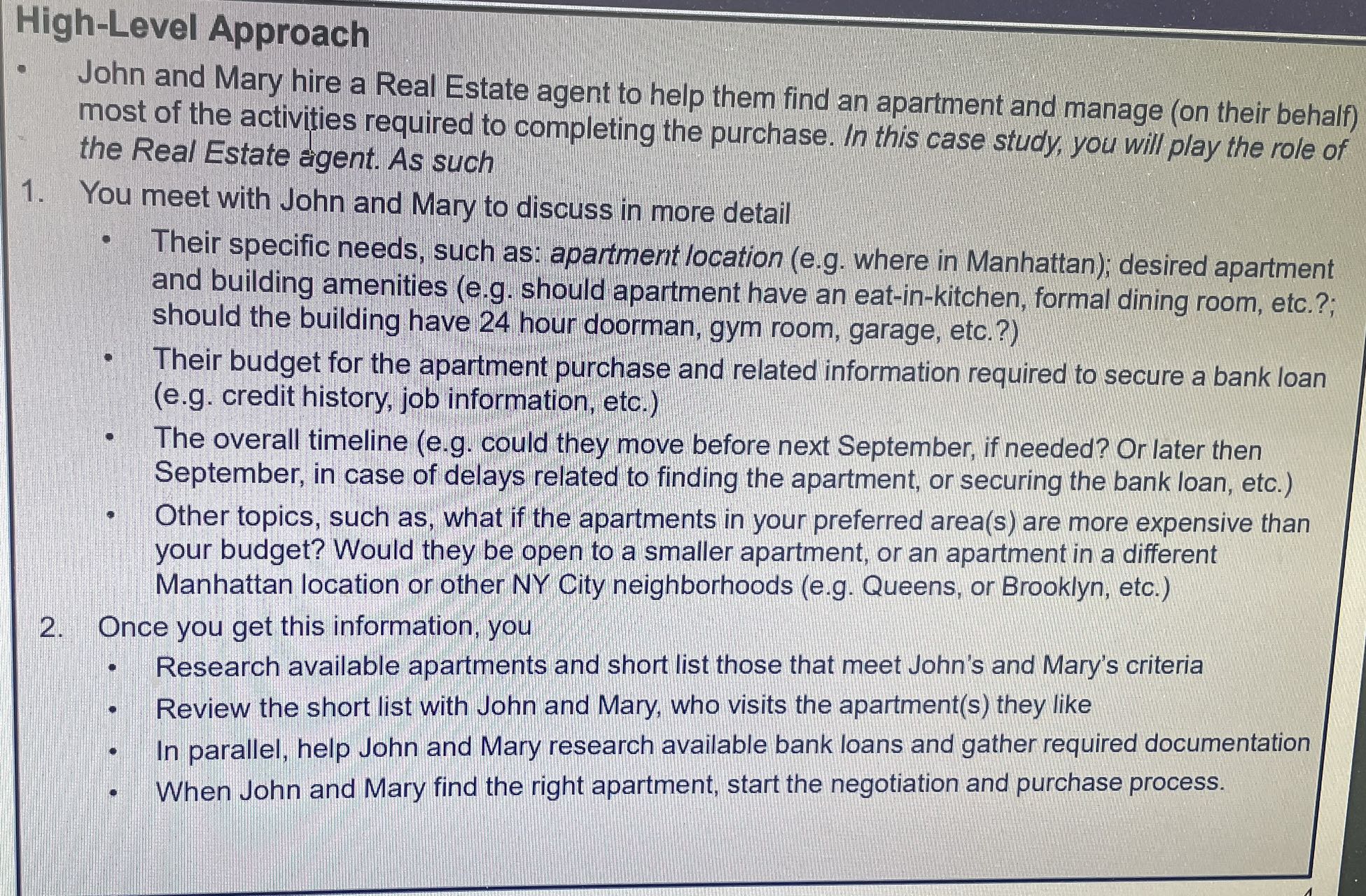 Solved John and Mary and their twin kids live in a small | Chegg.com