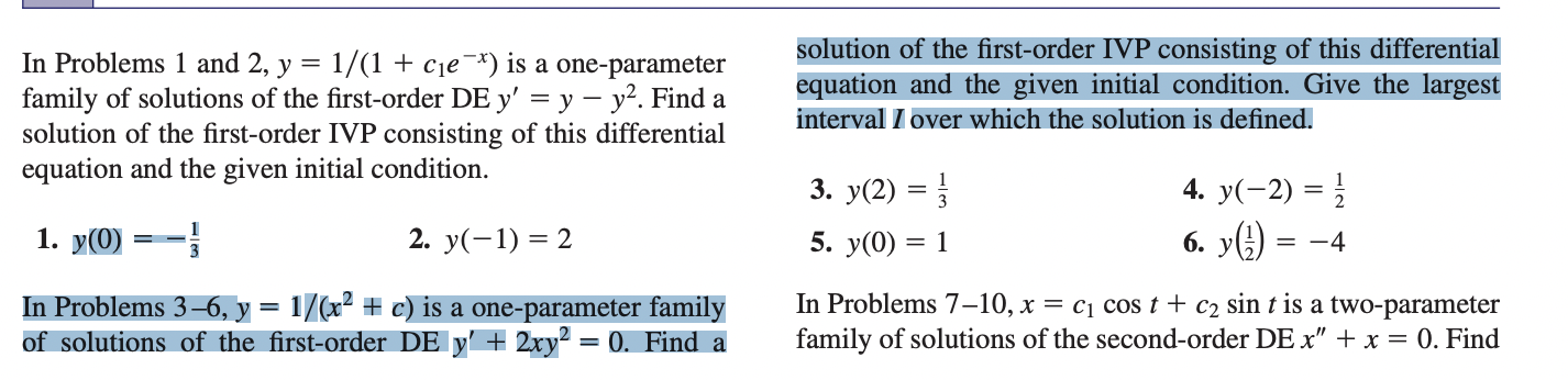 Solved y 1(x2 ﻿ c) ﻿is a one-parameter familyof solutions | Chegg.com