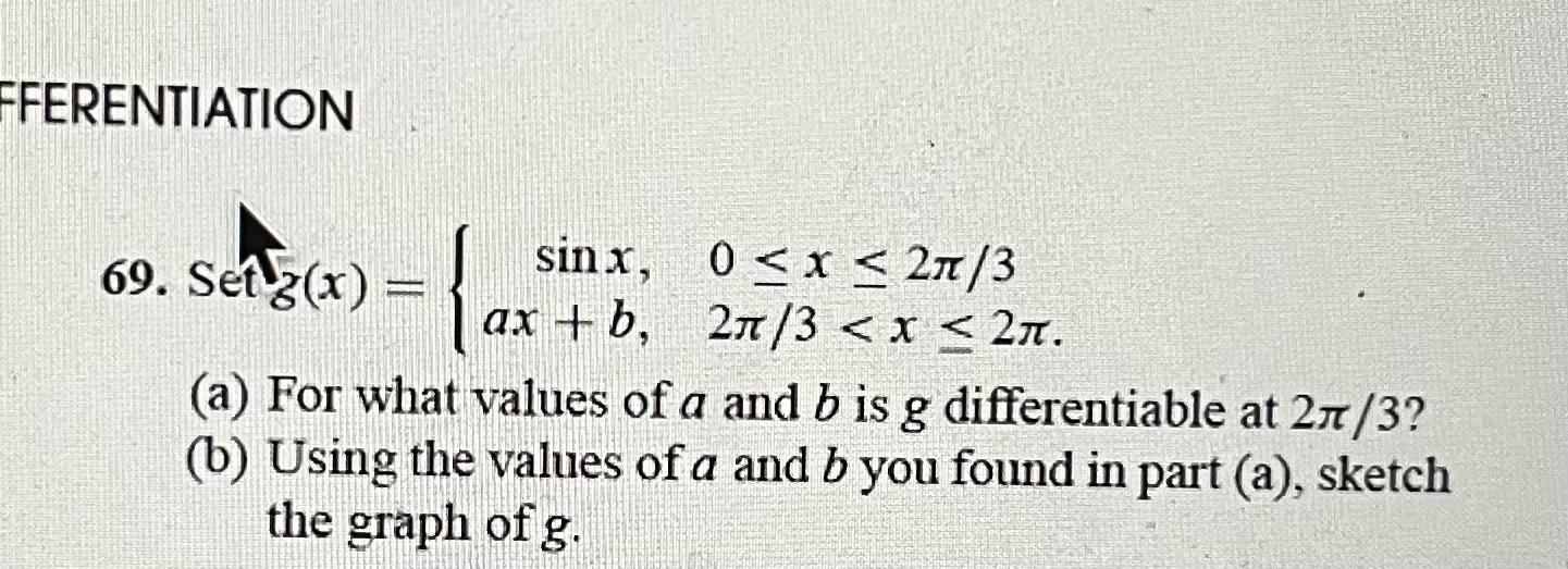 Solved Set g(x) = ﻿sin x, 0