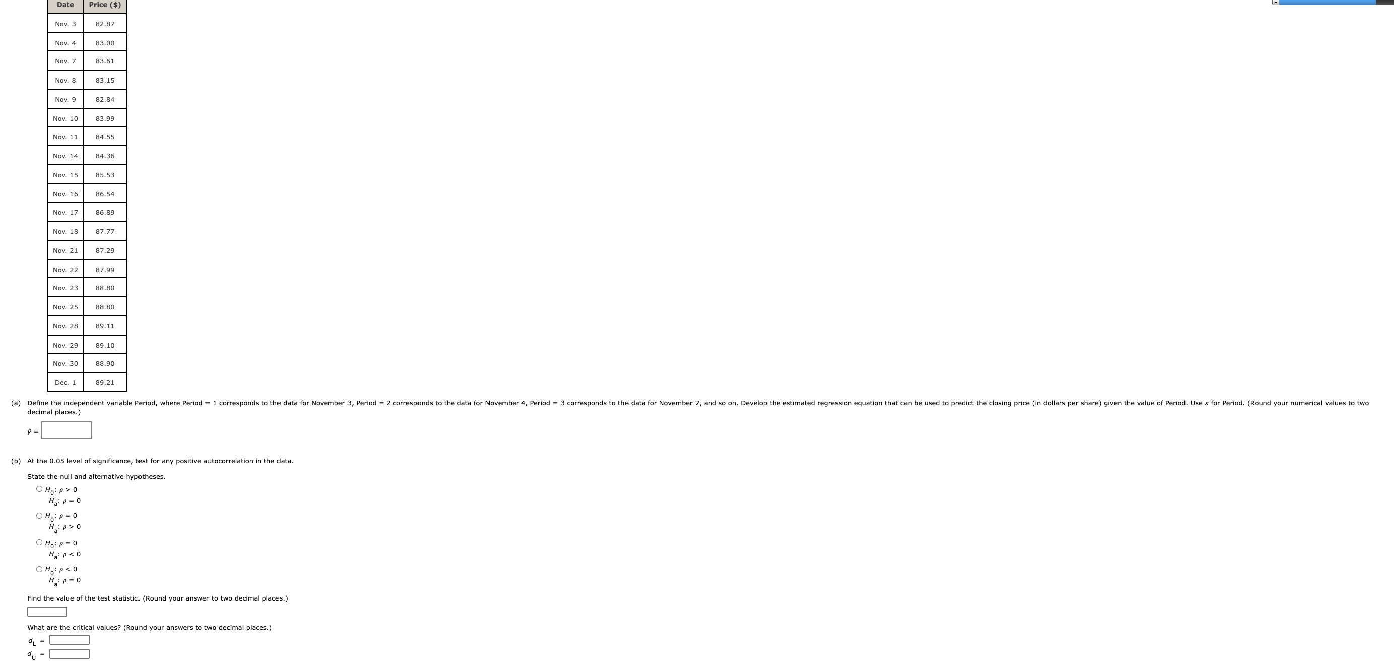 Solved A statistical program is recommended. You may need | Chegg.com