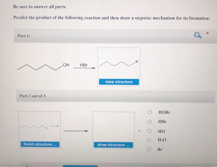 Solved Be sure to answer all parts. Pct prct of then draw a | Chegg.com
