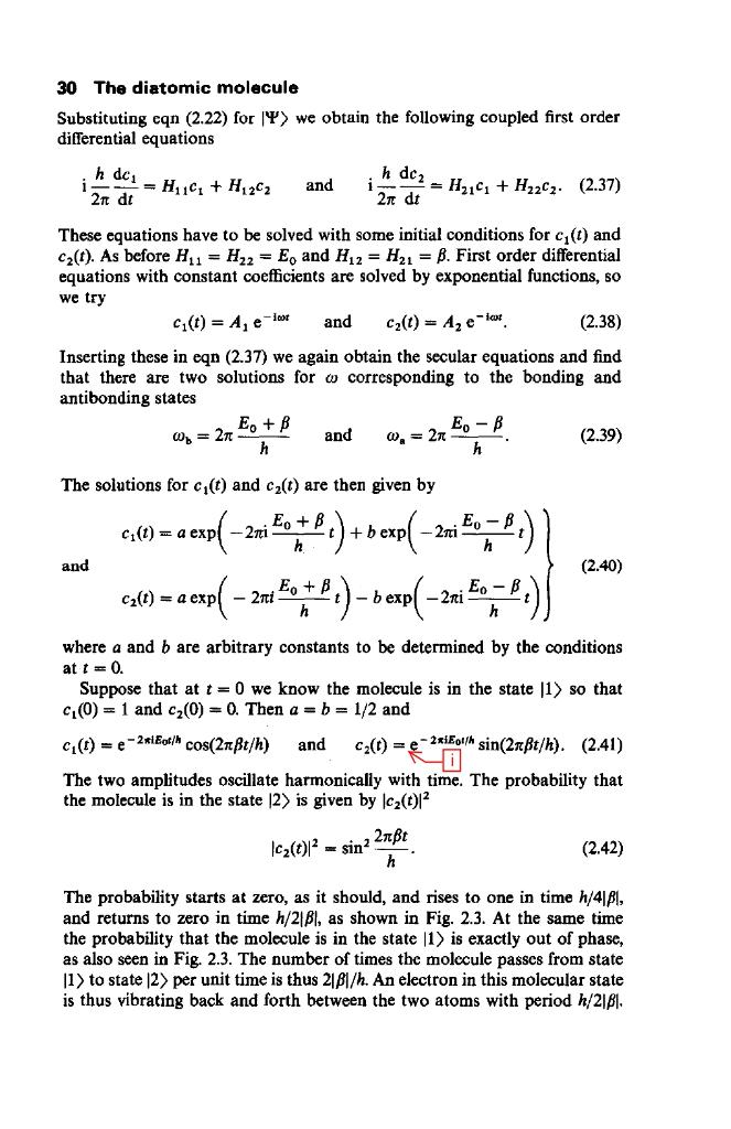 FROM BOOK SUTTON, ELECTRONIC STRUCTURE OF | Chegg.com