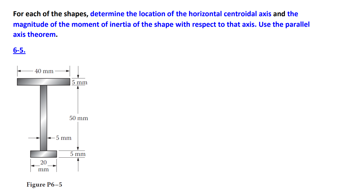 Solved For each of the shapes, determine the location of the | Chegg.com