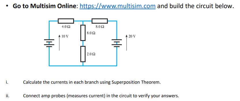 Solved - Go to Multisim Online: https://www.multisim.com and | Chegg.com