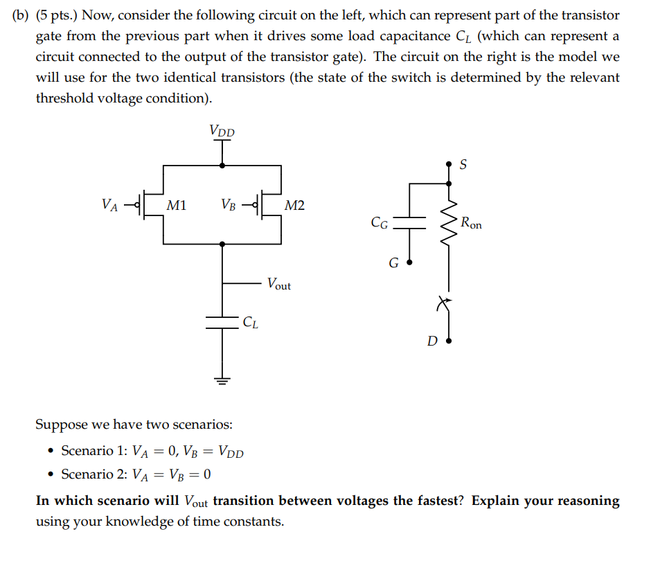 Solved Transistor Logic 10 Pts For This Problem We Will