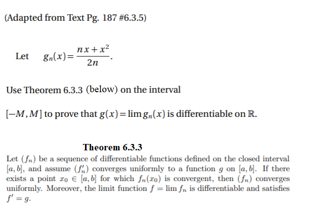 Solved Please READ first: For Real Analysis/Advanced | Chegg.com