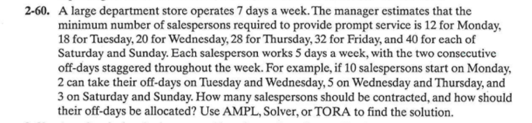 Solved Solve it using Solver in Excel (showing each step | Chegg.com