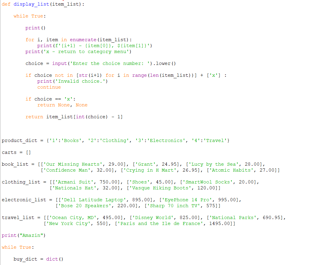 I need this code in python. I will provide my code | Chegg.com