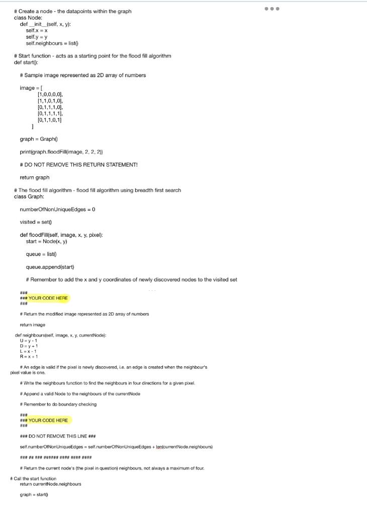 Solved Writing in Python In this part, you'll write the | Chegg.com