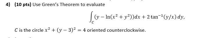 Solved 3) (10 pts) A particle moves counterclockwise around | Chegg.com