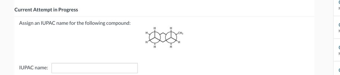 Solved Assign an IUPAC name for the following compound: | Chegg.com Solved Assign an IUPAC name for the following compound: | Chegg.com