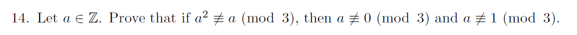 Solved 18. Let n e Z. Prove that 3 | (2n2 +1) if and only if | Chegg.com