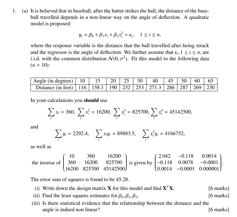 Solved (a) It is believed that in baseball, after the batter | Chegg.com