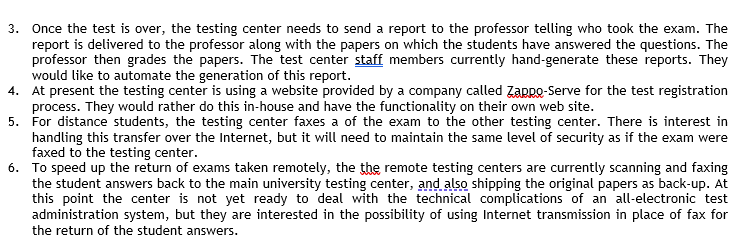 Solved Draw a use case diagram containing all the actors and | Chegg.com