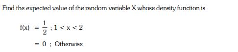 Solved Find the expected value of the random variable X | Chegg.com