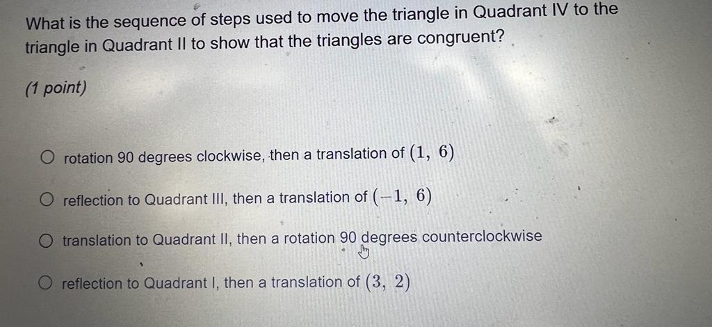 Solved What is the sequence of steps used to move the | Chegg.com