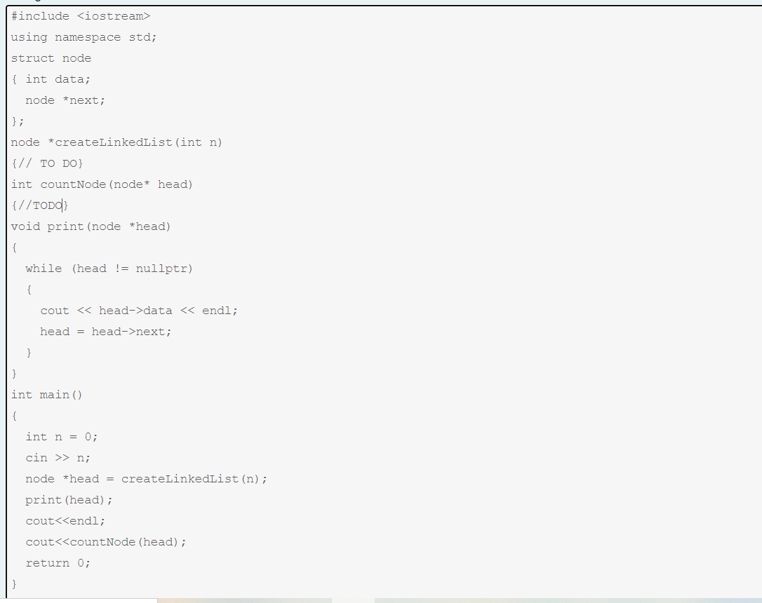 Solved Write A Program Where Struct Node Represents A 0938