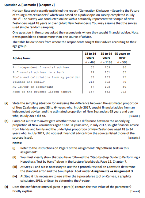 Solved 1. State the parameter of interest (symbol and | Chegg.com