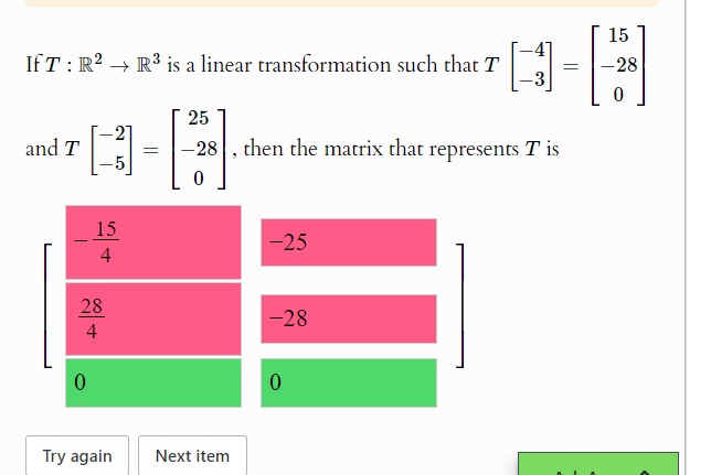 Solved If T:R2→R3 ﻿is a linear transformation such that | Chegg.com