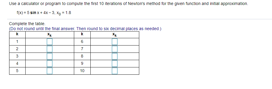 Solved Use a calculator or program to compute the first 10 | Chegg.com